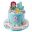 Little Mermaid themed cake design suitable for all occasions