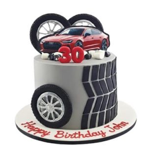 Sports Car themed cake design suitable for all occasions