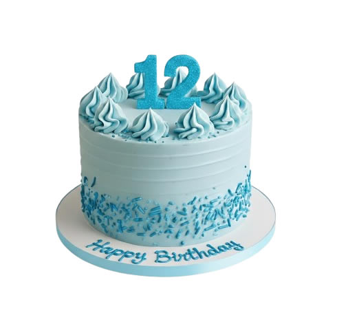 Swirl Buttercream themed cake design suitable for all occasions